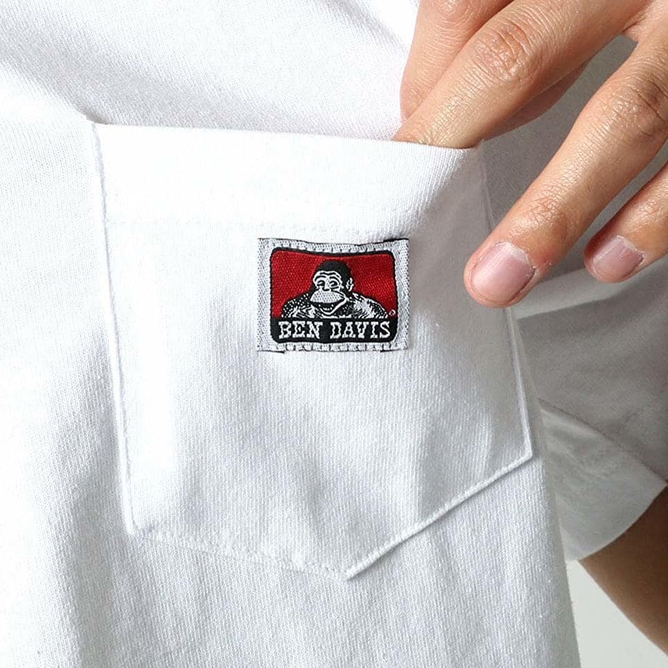 Ben Davis Heavy Duty Pocket Tee White – BND Apparel